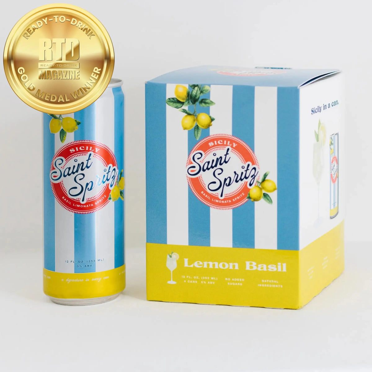 Saint Spritz Sicily | Basil Limonata Spritz Online | Saint Spritz